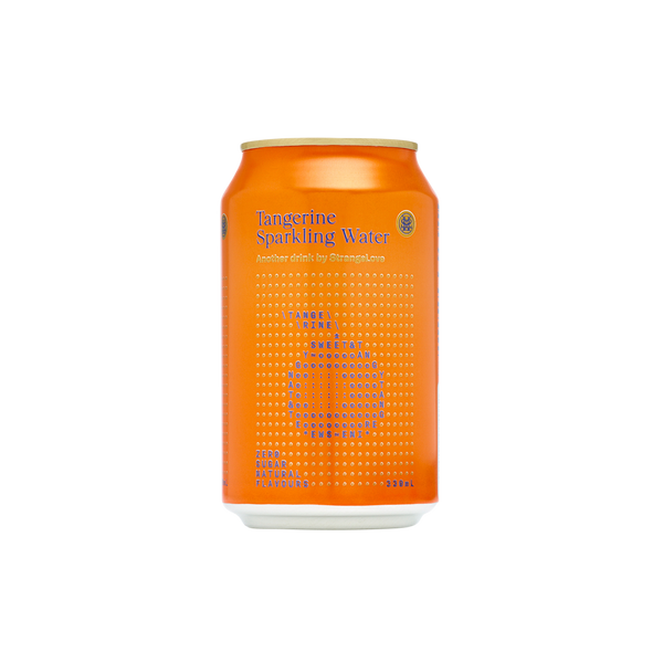 Tangerine Sparkling Water 330ml x 24 – StrangeLove Beverage Co