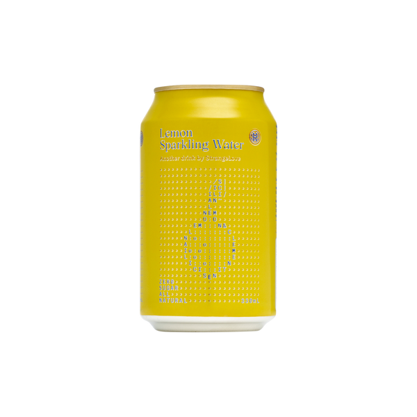 Lemon Sparkling Water Can - 330ml x 24 – StrangeLove Beverage Co