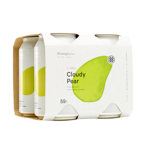 Lo-Cal Cloudy Pear - 330ml Soda Cans – StrangeLove Beverage Co