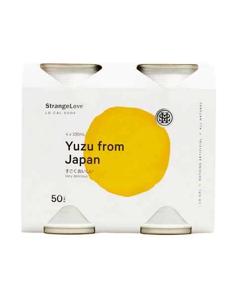 Lo-Cal Yuzu Soda - 330ml Soda Cans – StrangeLove Beverage Co