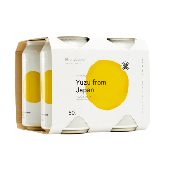 Lo-Cal Yuzu Soda - 330ml Soda Cans – StrangeLove Beverage Co