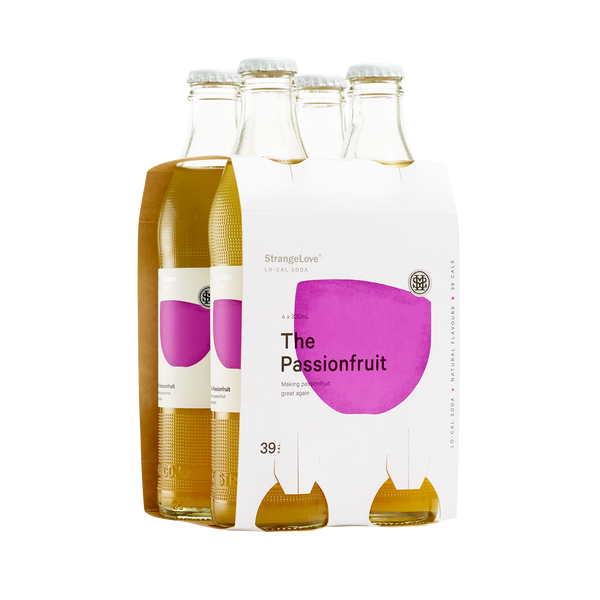 The Passionfruit - Lo-Cal Soda | 24 x 300ml – StrangeLove Beverage Co