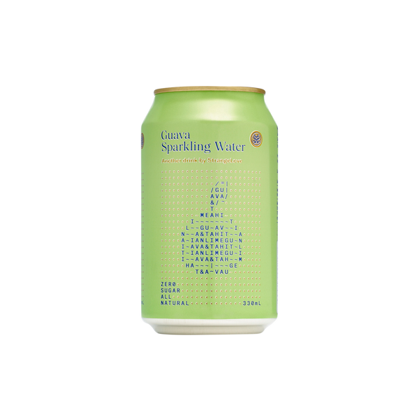 Guava Sparkling Water Can - 330ml x 24 – StrangeLove Beverage Co