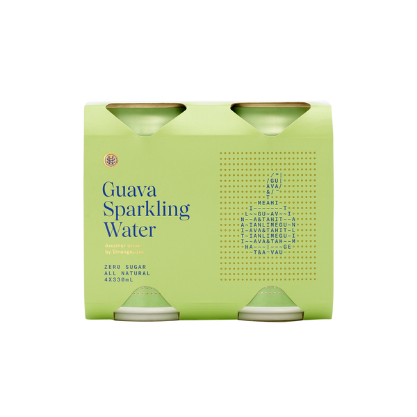 Guava Sparkling Water Can - 330ml x 24 – StrangeLove Beverage Co