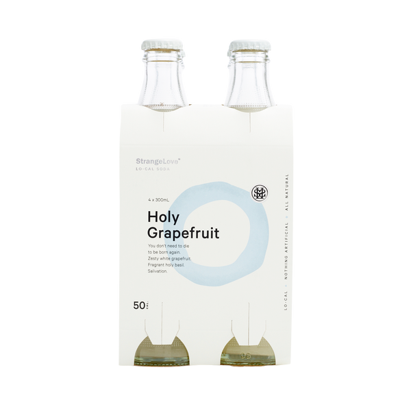 Holy Grapefruit by StrangeLove | Lo-Cal Soda | 300ml – StrangeLove ...