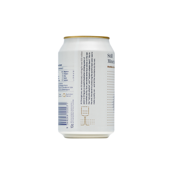 Still Mineral Water Cans - 330ml x 24 – StrangeLove Beverage Co