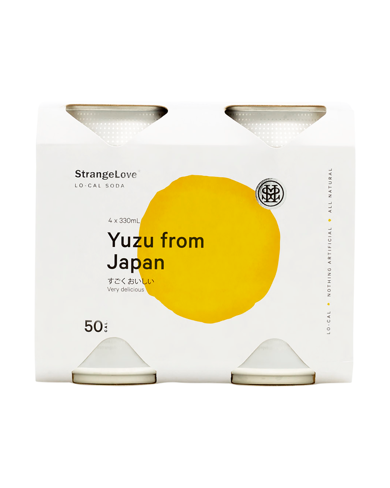 Lo-Cal Yuzu Soda - 330ml Soda Cans – StrangeLove Beverage Co